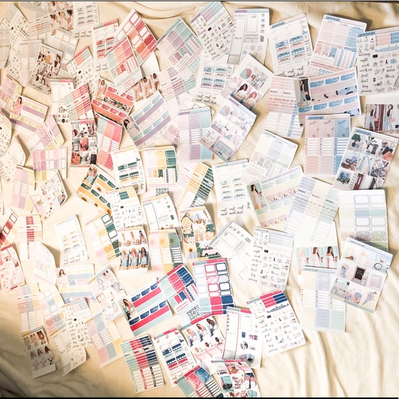 Other | Huge Erin Condren Planner Stickers Lot Bundle | Poshmark